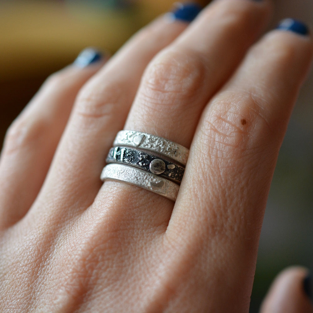 Topography Stacker Rings – Lori Francescutti